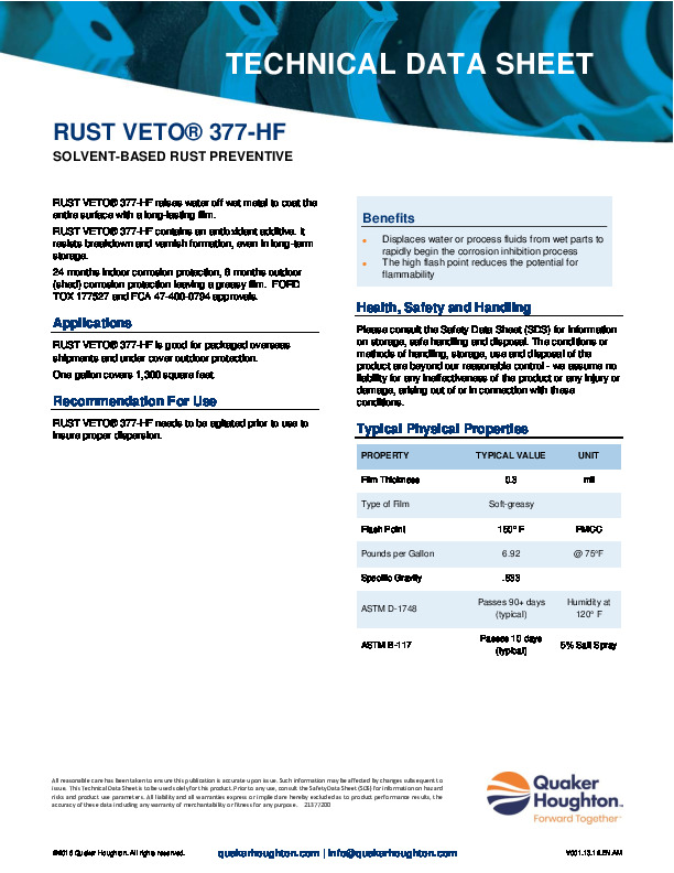 TDS_RUST VETO 377-HF_EN.pdf Archives - Quaker Houghton